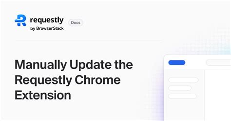 manually update the requestly chrome extension