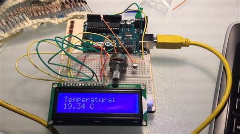 Termometro Con Display LCD Su Arduino YouTube