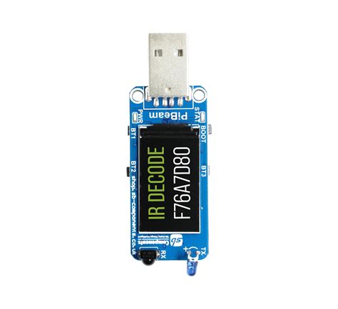 Pibeam Plug And Play Usb Ir Transceiver Based On Raspberry Pi Rp2040 Microcontroller Oz Robotics