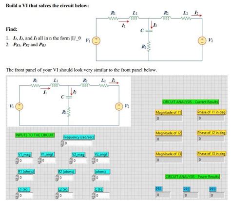 Solving A Circuit Using Labview Ni Community