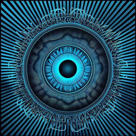 Symmetrical Geometric Lattice Pattern Parallel Perspective Projection Premium Ai Generated Image