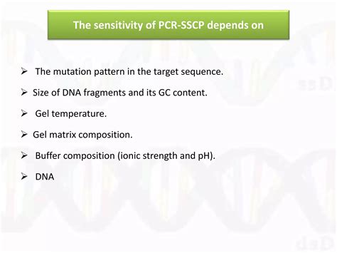 Single Strand Conformation Polymorphism Pptx