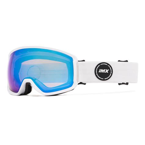 Gogle snowboardowe IMX PEAK WHITE MATT WHITE SZYBA PODWÓJNA BLUE IRRIDIUM BROWN biały RRmoto pl
