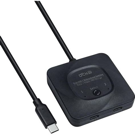 Usb C Switch For 2 Computers Dchav Bi Directional Type C Usb 30