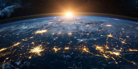 Satellite In Earth Orbit Generative Ai Premium Ai Generated Image