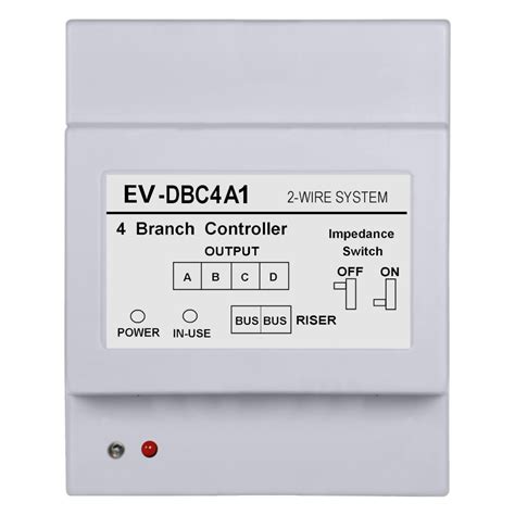 2 wire easyinstall video intercom system 4 way distributor module ev