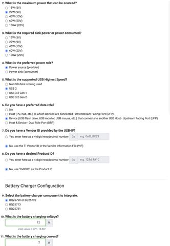 USB PD CHG EVM 01 Configuration GUI Issue For TPS25750 BQ25798 Power Management Forum