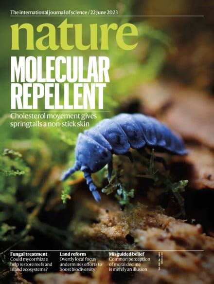 Nature：“片叶不沾身”，只因胆固醇 X Mol资讯