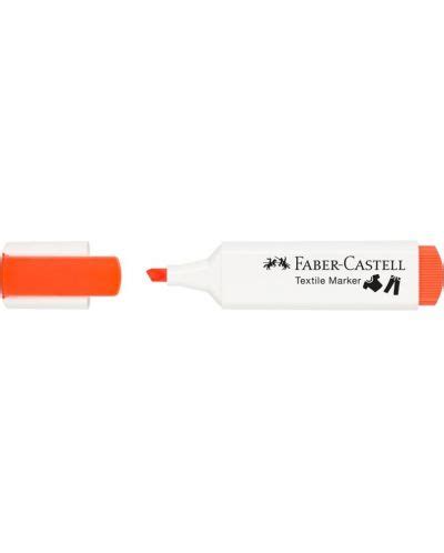 Маркер за текстил Faber-Castell - Оранжев | Ozone.bg