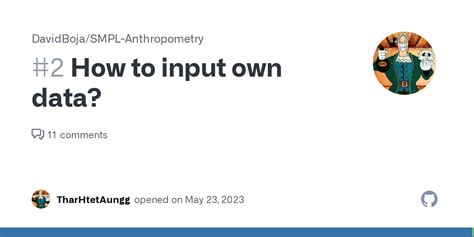How To Input Own Data · Issue 2 · Davidbojasmpl Anthropometry · Github