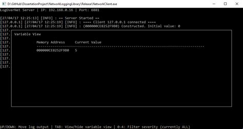 github nevilleking logovernet networked logging library for c