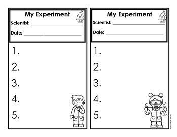 Science Lab Experiment Writing Invitations And Dramatic Play Labels