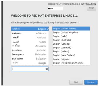 Linux Installation Install Red Hat RHEL VM Module B