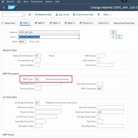 Demand Driven Planning Ddp Step 4 Mastering Sap
