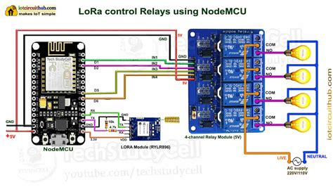 LoRa Arduino ESP Control Relay With Feedback In