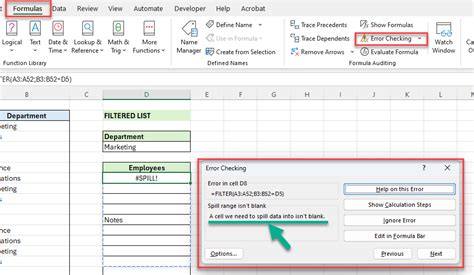 Spill Error In Excel How To Fix It