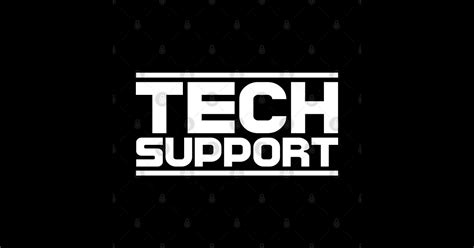 Tech Support Tech Support Sticker Teepublic