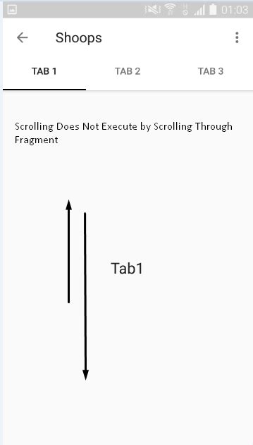 Android Adding Scrolling To Fragments Screen In A Tablayout Stack Overflow