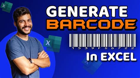how to create barcodes in excel create free barcodes in excel youtube