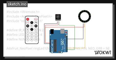 IR Remote Wokwi ESP STM Arduino Simulator