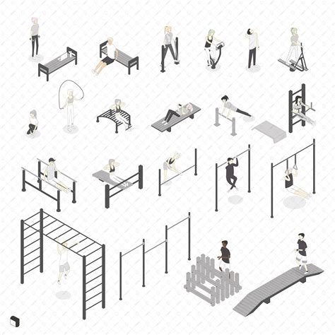Axonometric Outdoor Activities Toffu Co