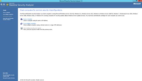 How To Install And Use Microsoft Baseline Security Analyzer Mbsa