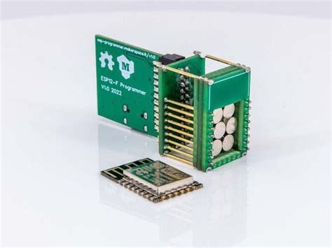 Makerspacelts Esp 12f Flasher Lets Your Pogo Pin Your Way To Easier