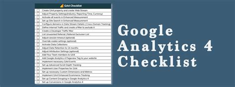 Free Google Analytics Checklist No Email Needed