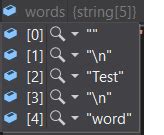 C My Regex Split With N Takes Up Two Spaces Instead Of 1 Stack Overflow