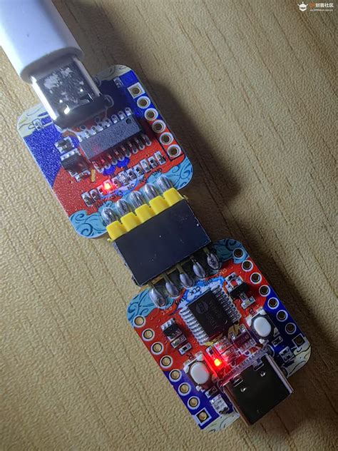 【花雕学编程】arduino动手做（193） Air001最小系统国风板 Df创客社区