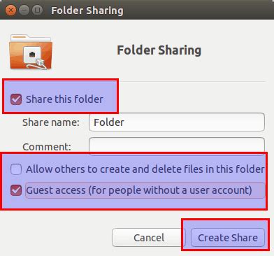 Share Folders On Local Network Between Ubuntu And Windows