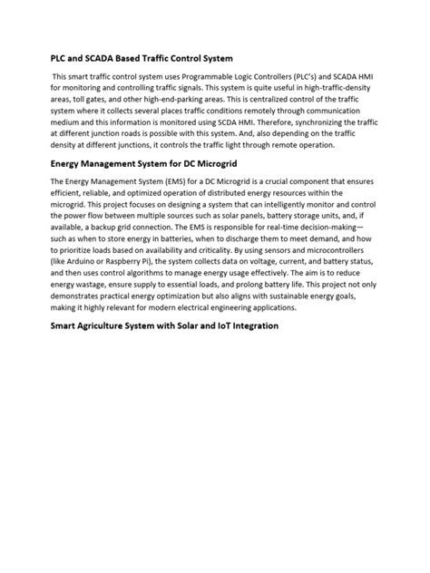 Plc And Scada Based Traffic Control System Pdf Internet Of Things