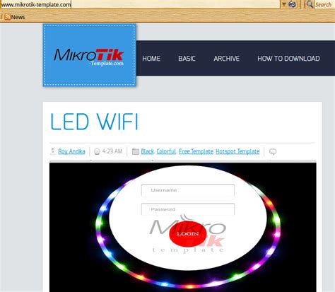 Cara Merubah Tampilan Login Hotspot Mikrotik Laxenpixel
