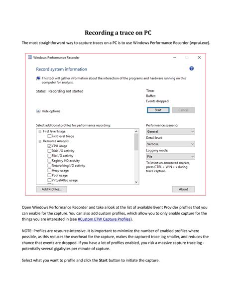 Solution Analyzing Your Game Performance Using Event Tracing For