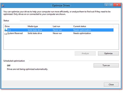 Drive Optimization Is A Process Of Defragmenting Your Hard Disk Drive Windows Hangs If The