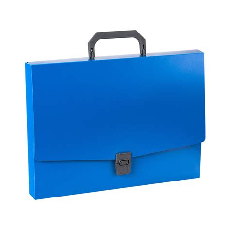 Portable Document Case With Handle Opaque PP A4 Box Files