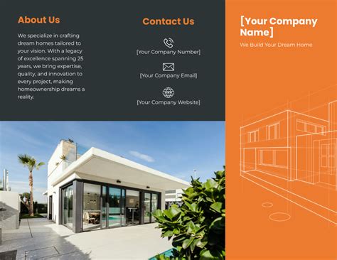 Home Builder Brochure Template Edit Online And Download Example