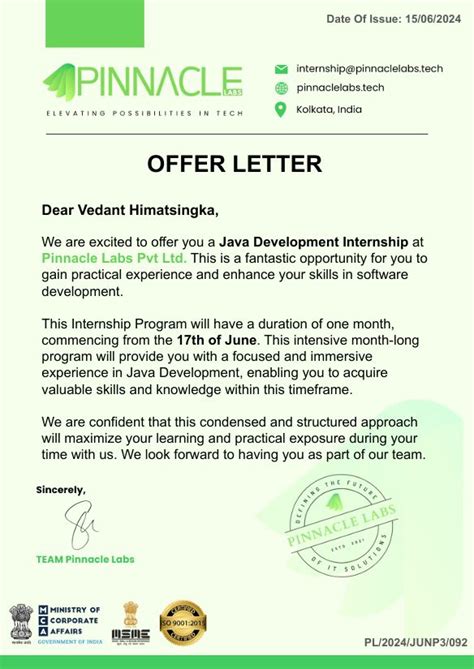 Pinnaclelabs Internship2024 Vedant Himatsingka