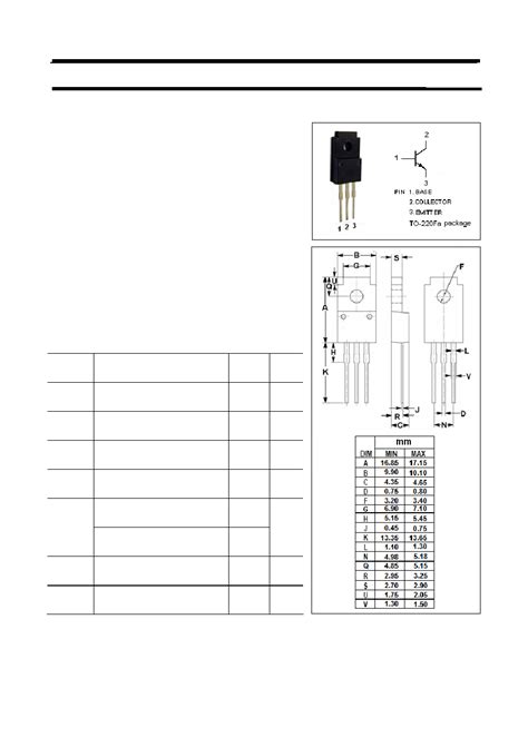 C5248 Datasheet 1 2 Pages Isc Isc Silicon Npn Power Transistor