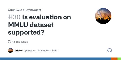 is evaluation on mmlu dataset supported · issue 30 · opengvlab