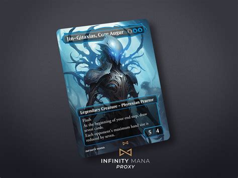 Jin Gitaxias Core Augur Premium Proxy Mtg Cards Full Art Etsy