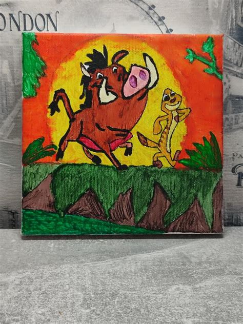 Тимон и пумба картина — ціна 600 грн у каталозі Картини Купити товари для дому та побуту за