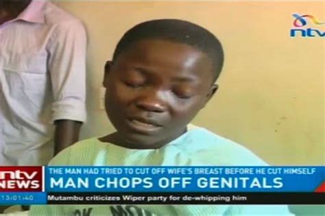 Photo Man Chops Off His Penis After Cutting Wife S Breast On Val S Day