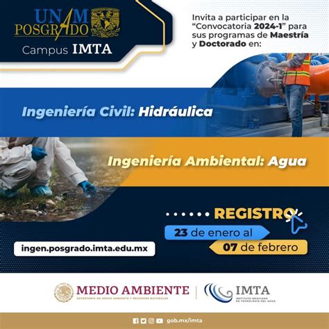 Posgrado En Ingeniería Civil Hidráulica E Ingeniería Ambiental Agua