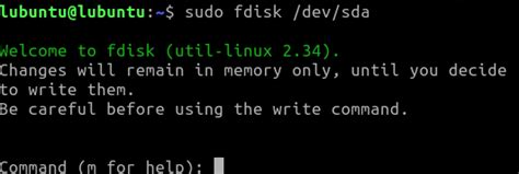 linux命令学习笔记（二）磁盘分区 sudo fdisk csdn博客