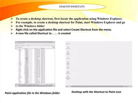 creating shortcuts r d sivakumar ppt