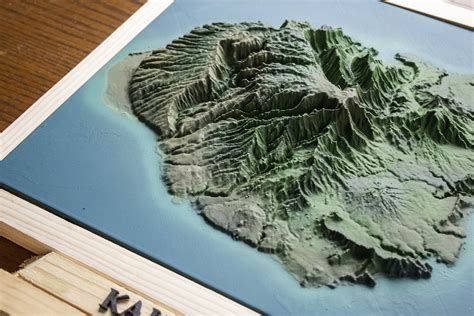 gallery of 3d printed maps — chapel prints co