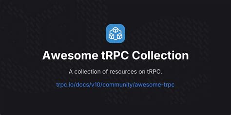 Awesome Trpc Collection Trpc