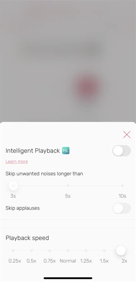 Playback Speed Noted App