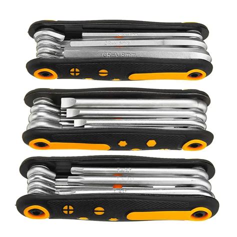 8 In 1 접이식 육각 렌치 세트 내부 육각 스패너 플럼 육각 렌치 스크루 드라이버 수공구 세트비틀다 Aliexpress